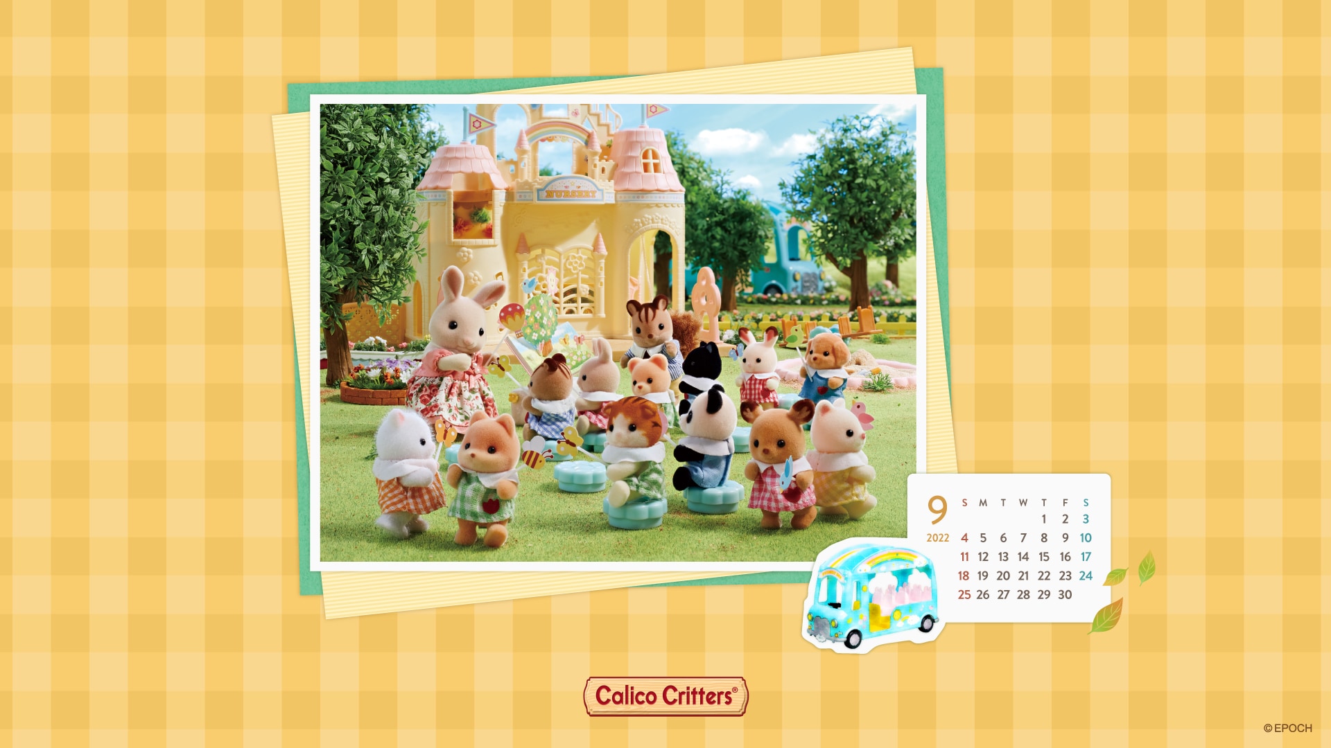 Wallpaper | Calico Critters